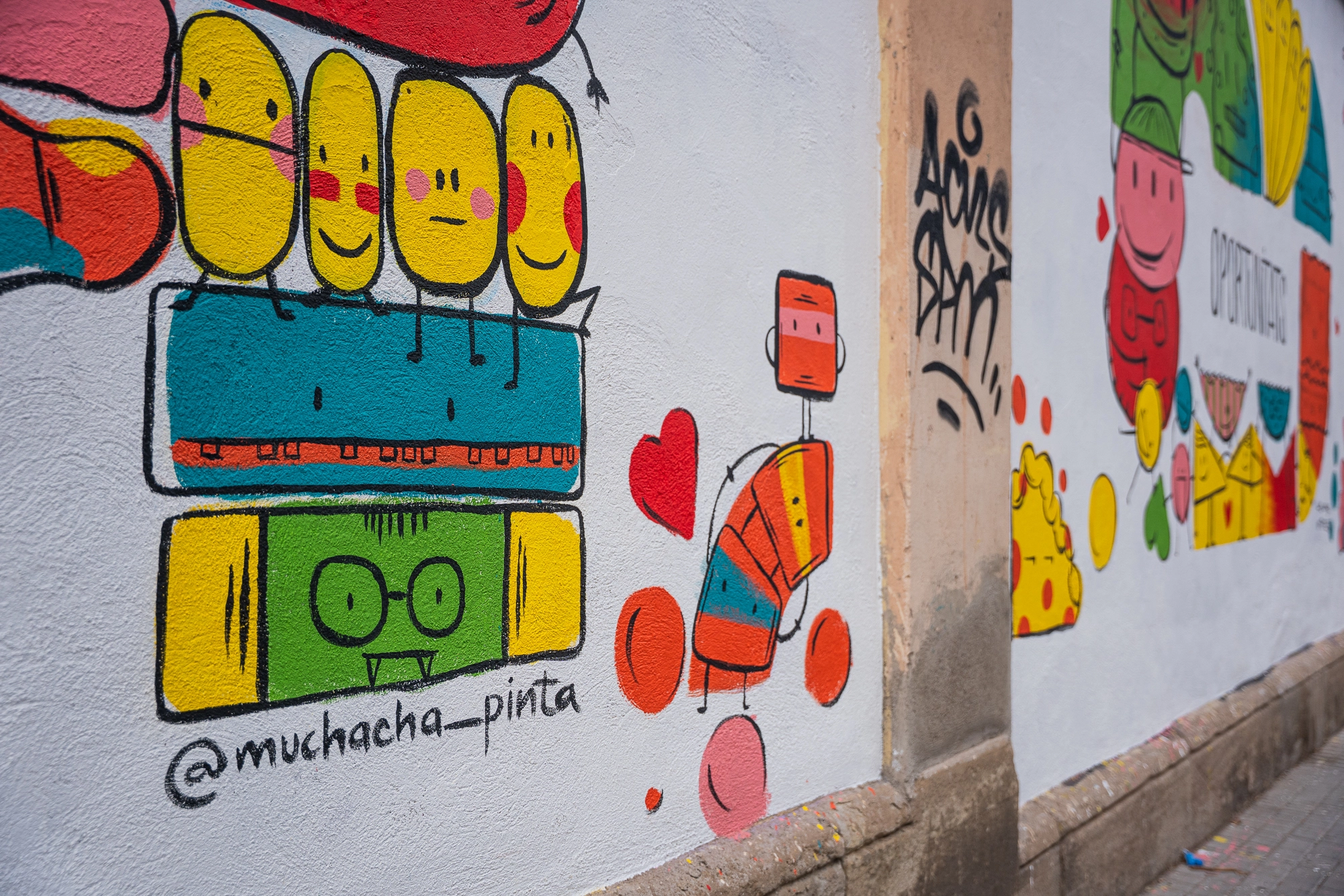 Ja podeu veure el vídeo del mural col·laboratiu pintat a la Model pels ...